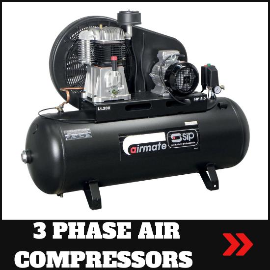 3 Phase Air Compressors for Sale | Mallow Tools