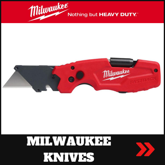 Milwaukee Knives | Fastback Utility Knives | Mallow Tools