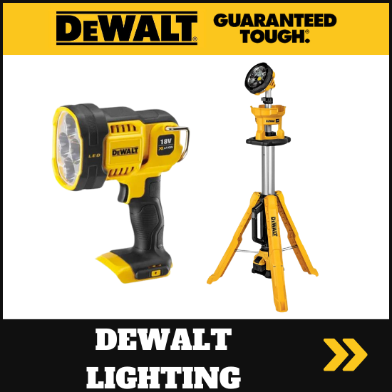 Dewalt Lighting | LED Spotlights, Area Lights & More | Mallow Tools
