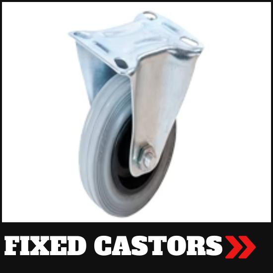 Spring Loaded Fixed Castors | Next Day Delivery Ireland — Mallow Tools