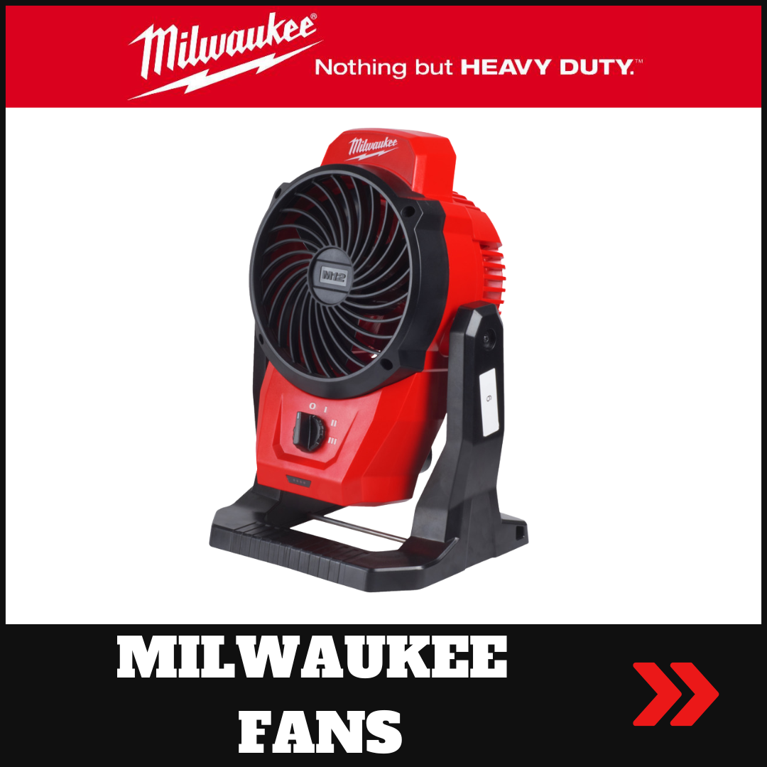 Milwaukee Fans | M18 & M12 Battery Fans — Mallow Tools