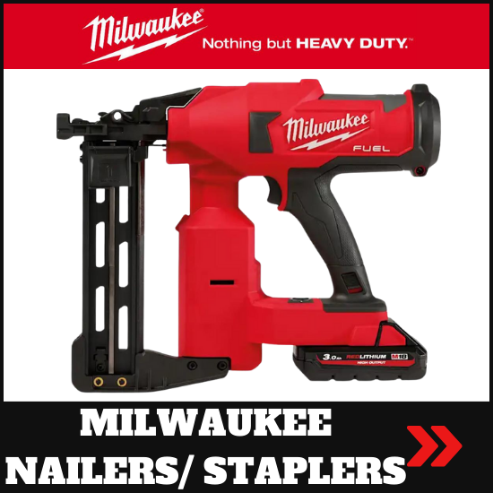 Milwaukee Nailers and Staplers | Next Day Delivery | Full Range — Mallow Tools