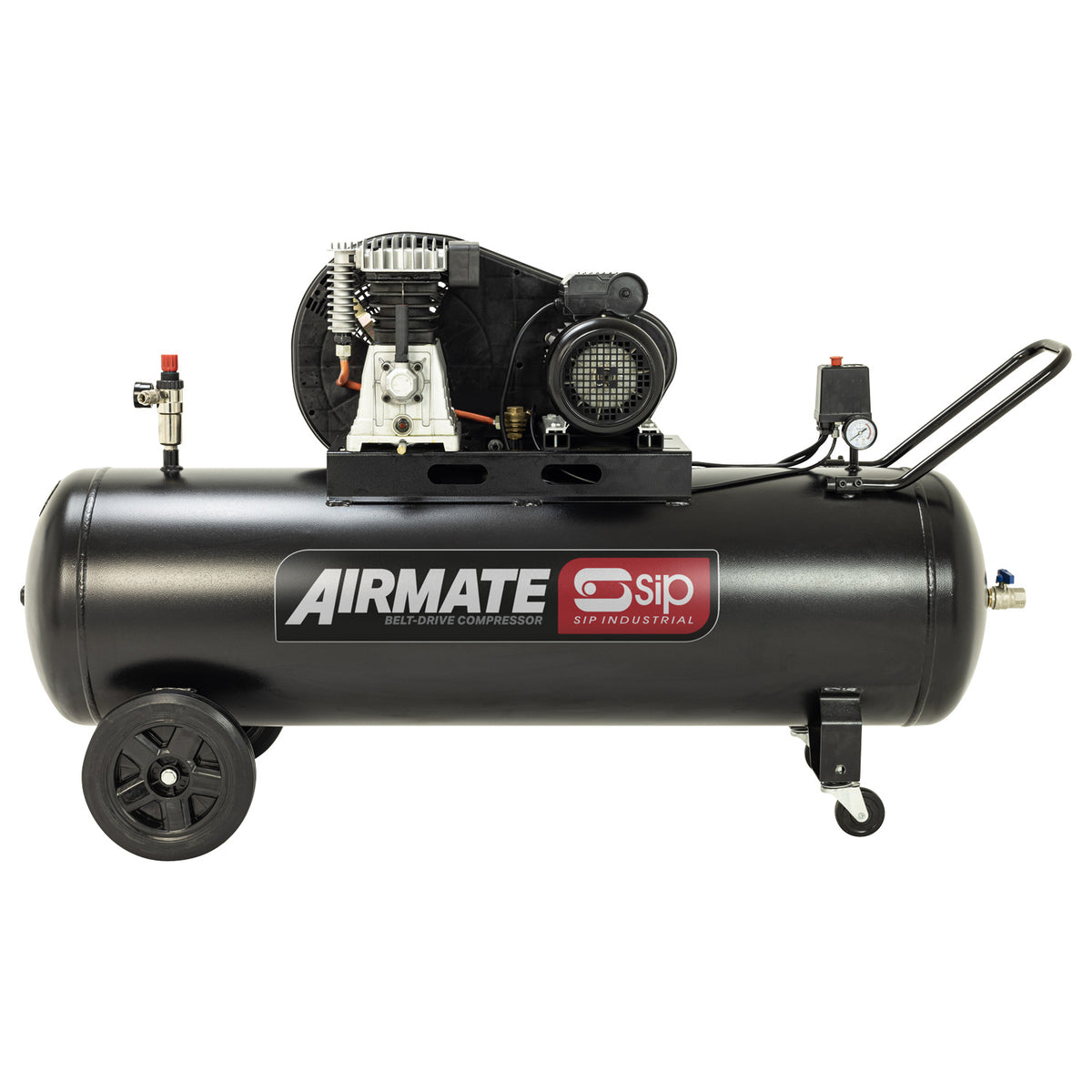 SIP 06477 3HP 200L Belt Driven Air Compressor (14 CFM) — Mallow Tools
