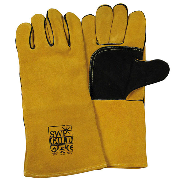 SWP Gold Mig Gauntlet Kevlar Stitched — Mallow Tools