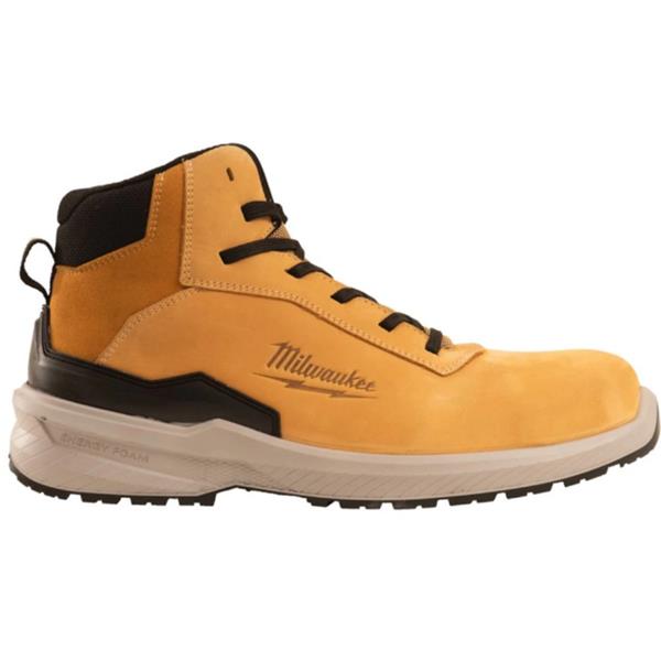 Milwaukee Flextred S3S Beige Mid Cut Work Shoe EU 41/UK 7 — Mallow Tools