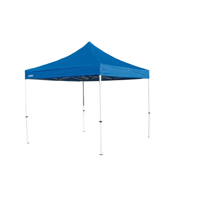Draper 76942 3M x 3M Blue Folding Gazebo — Mallow Tools