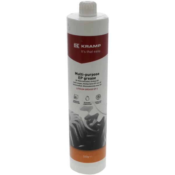 Kramp Multi Purpose EP Grease Cartridge 500g Screw On — Mallow Tools