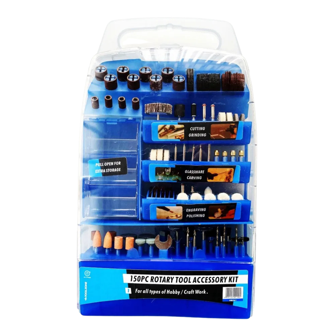 Toolzone 150pc Rotary Accessory Kit — Mallow Tools