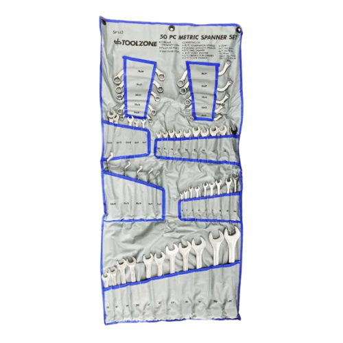Toolzone 50pc Metric Mixed Spanner Set — Mallow Tools