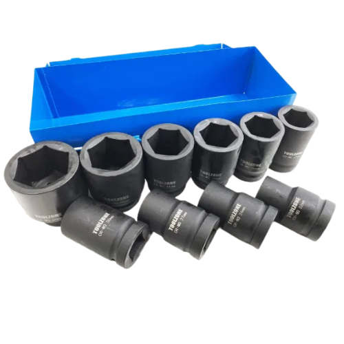Toolzone 10pc 1'' Deep Impact Sockets (22 - 50mm) — Mallow Tools