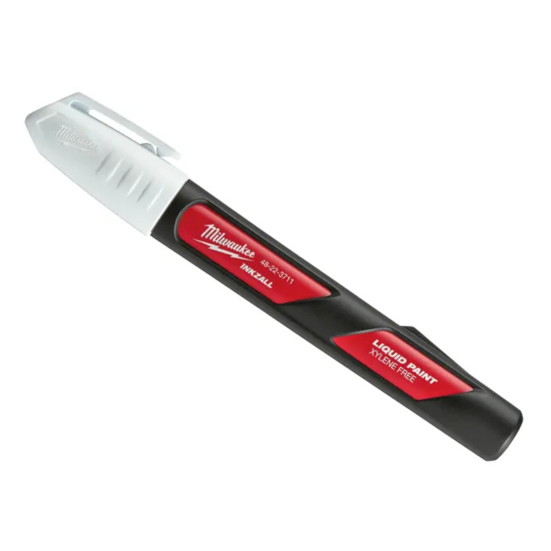 Milwaukee INKZALL White Liquid Paint Marker — Mallow Tools