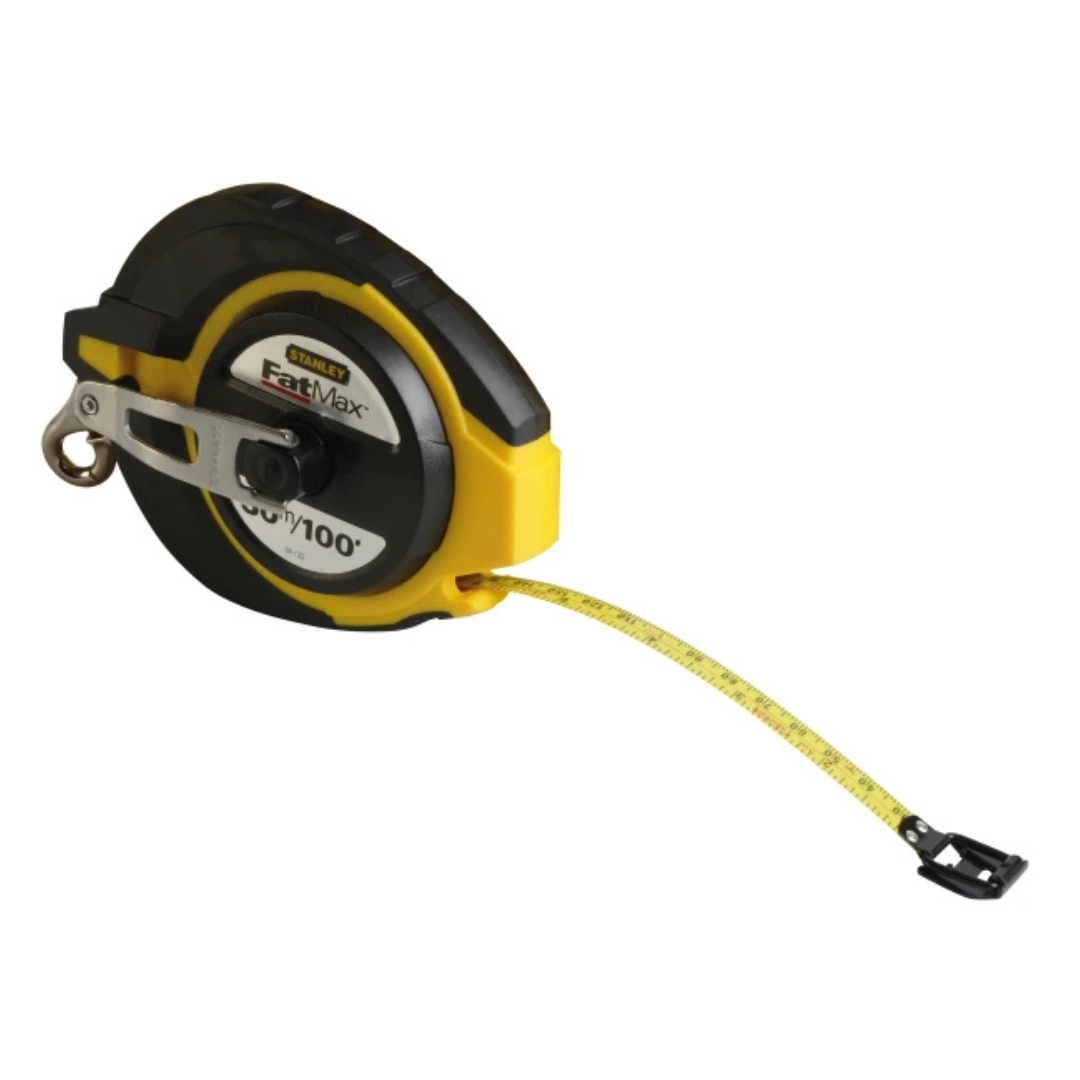 Stanley FatMax® Closed Case Steel Long Tape 30m/100ft — Mallow Tools