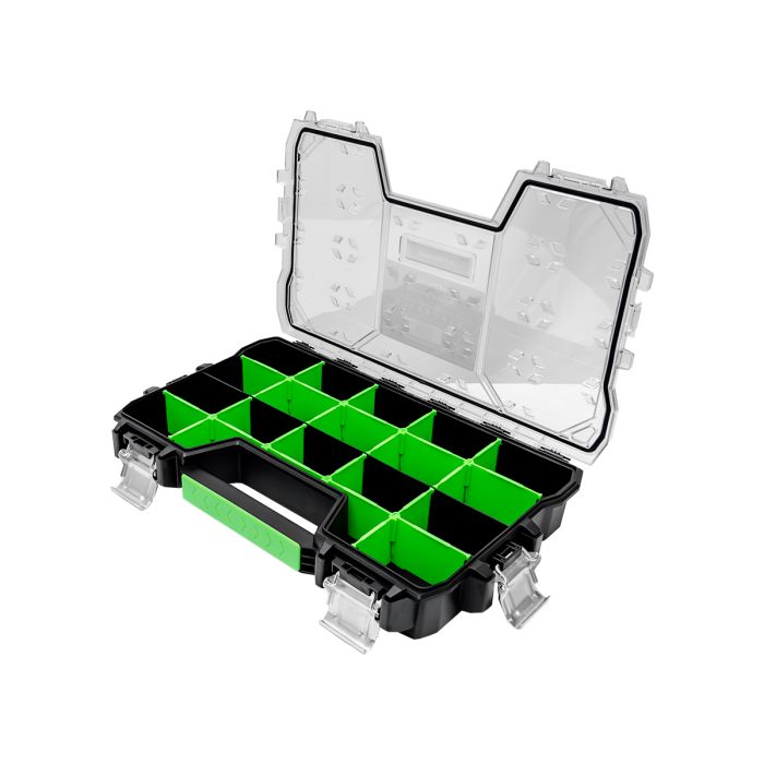 Jefferson 17 Compartment Storage Case (445 x 290 x 70mm) — Mallow Tools