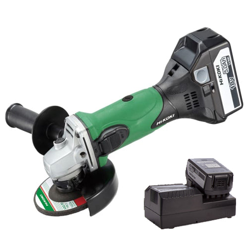 HiKOKI 18v G18DSL 4 1/2'' Cordless Grinder (2 x 5Ah Li-ion) — Mallow Tools