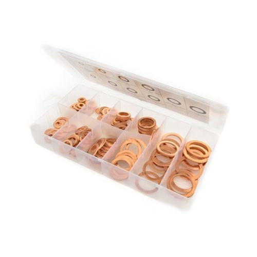 140pc Solid Copper Washers Set (6 - 24mm) — Mallow Tools