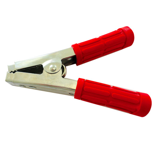 Red Jump Lead Clamp — Mallow Tools