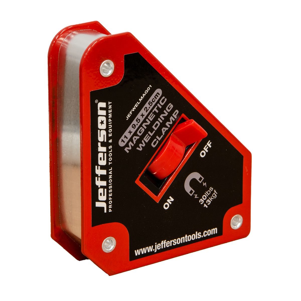 Jefferson 110 x 95 x 25mm Welding Magnet (13kg) — Mallow Tools