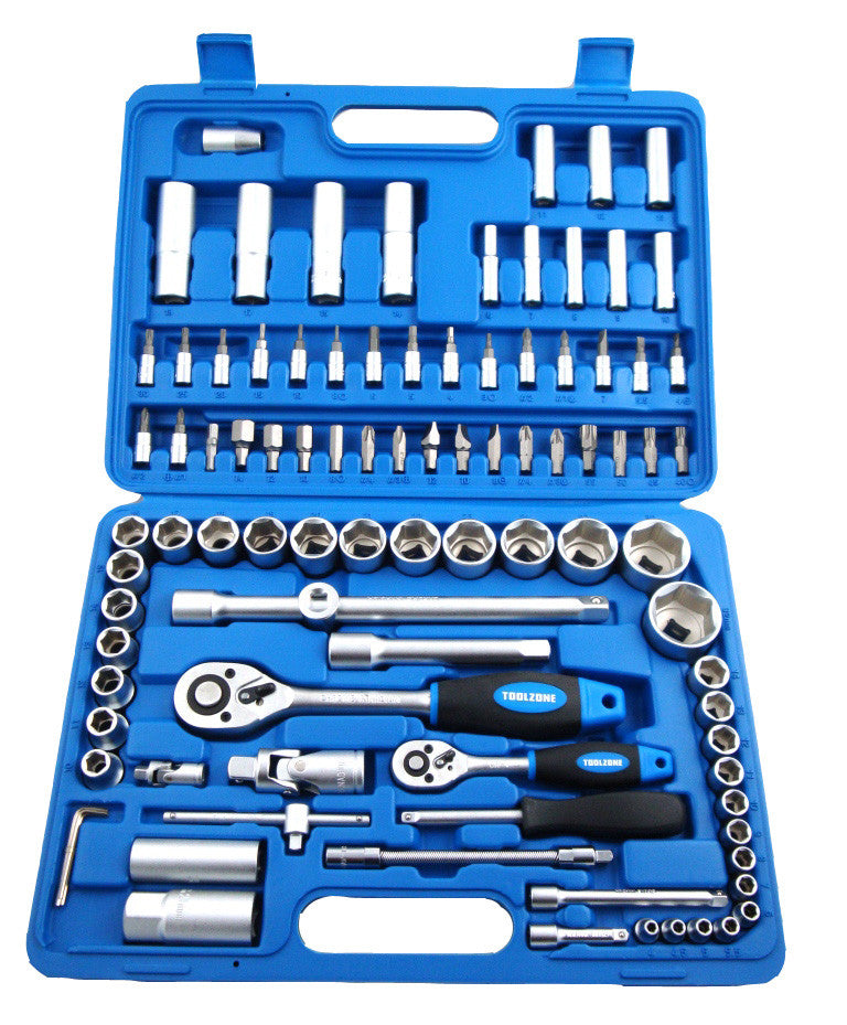 Toolzone 1/4 & 1/2'' 94pc Heavy Duty Socket Set — Mallow Tools